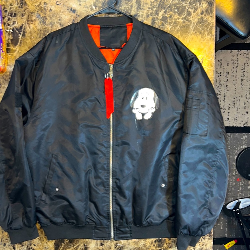 Charlie Brown Light Weight Bomber Jacket - Gem